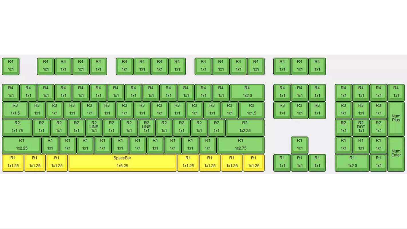 Wholesale Custom Keycap, Keycaps 60 Percent, PBT Keycaps 104 Keys,Fit for Cherry MX Switch/RK 61 / Anne pro 2,87 TKL Mechanical Keyboard (Only keycaps)