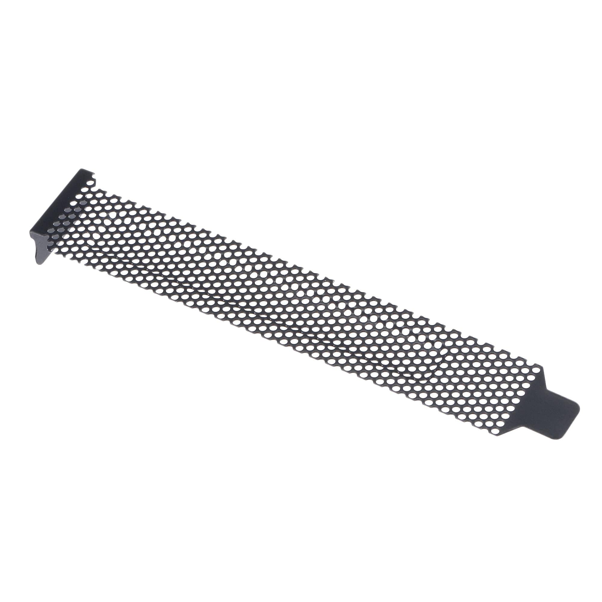 uxcell PCI Slot Covers with Screws for PC Case Airflow and Dustproof Black 20pcs