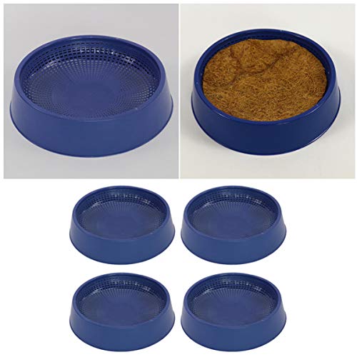 Balacoo 4Pcs Plastic Bird Nest Bird Cage Breeding Hatching Pan for Pigeon Finch Parrot Canary