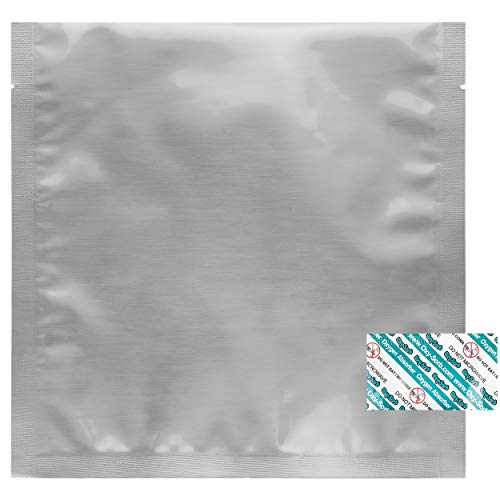20 Pack of Mylar 8x8 Bags & 20 Pack of Oxygen Absorbers