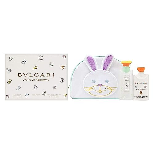 Bvlgari Petits et Mamans by Bvlgari 3 Piece Set Includes: 3.4 oz Eau de Toilette Spray + 2.5 oz Gentle Body Lotion + Toiletry Pouch
