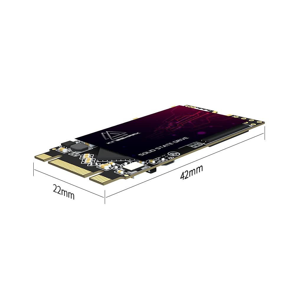 Kingshark M.2 2242 SSD 64GB Ngff Internal Solid State Drive High-Performance Hard Drive for Desktop Laptop SATA III 6Gb/s Includes SSD (64GB, M.2 224