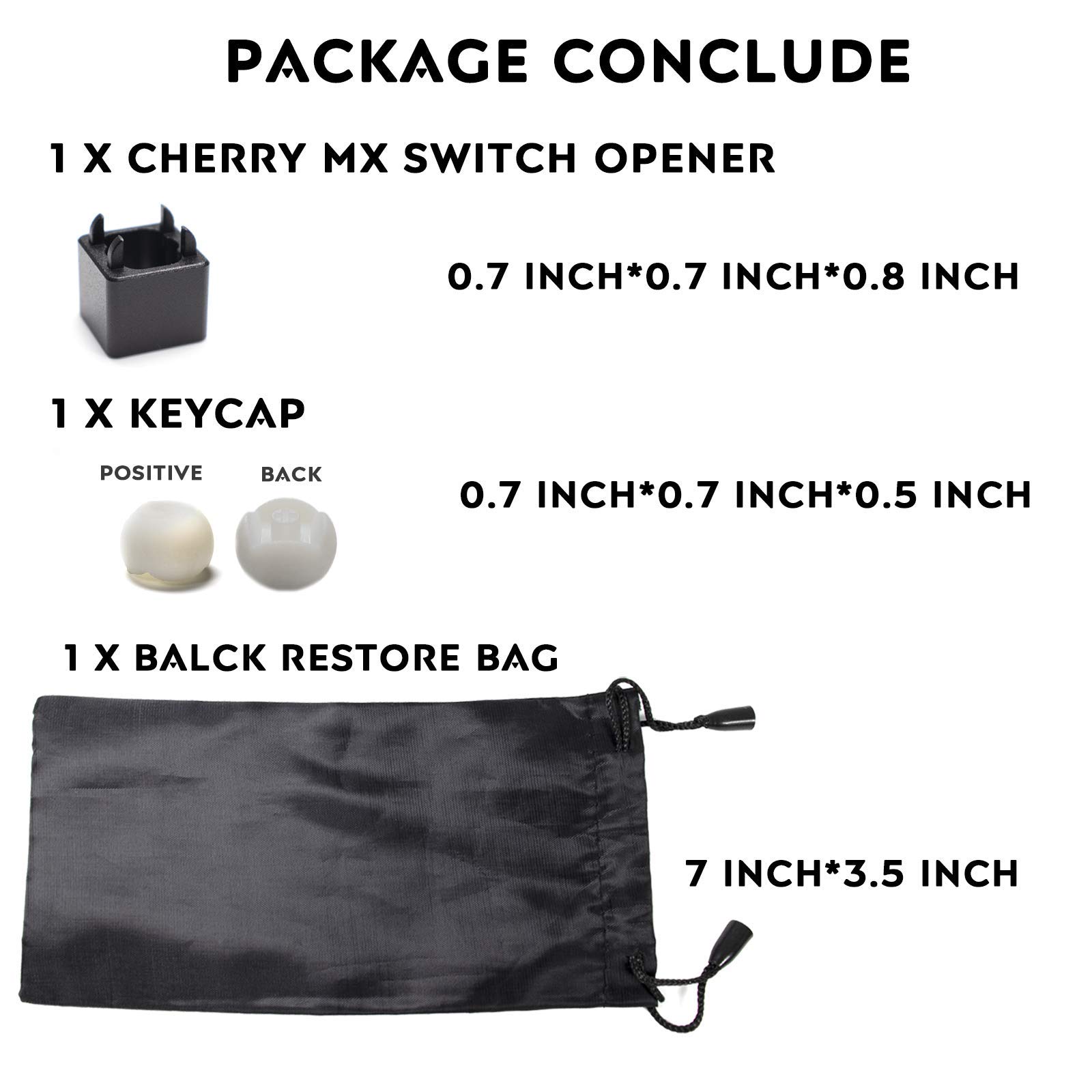 Byhoo Metal Cherry MX Switches Metal Switch Opener Tester Kits for Mechanical Keyboard 3PCS Aluminum Switch Open Tool Suit for Lube Switch Accessories for Gaming Keyboard Gamer…