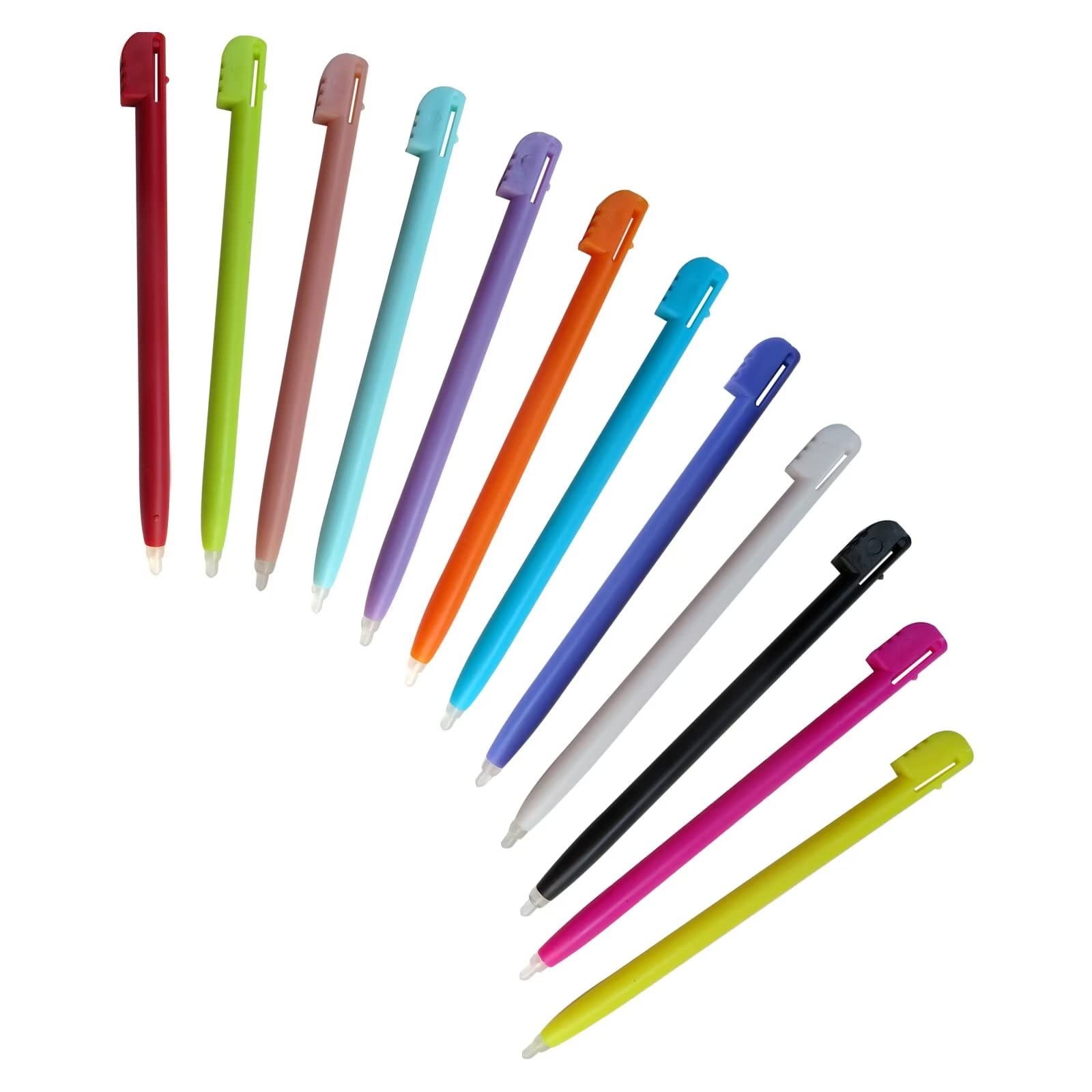 12 Pack Multicolor Touch Stylus Pen Compatible for Nintendo DS Lite NDSL Video Game Accessory