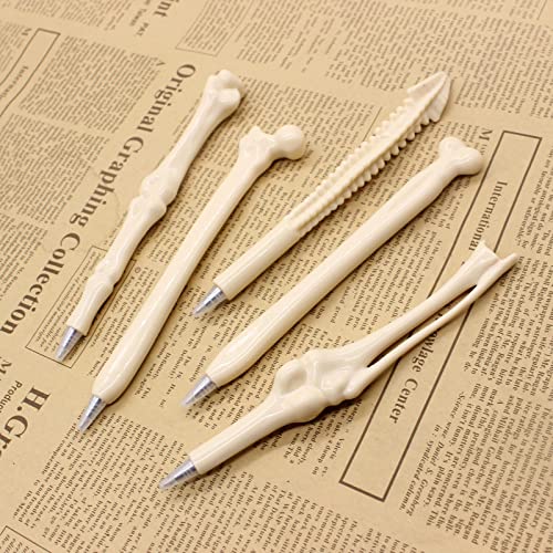 30pcs Bone Shape Ballpoint Pen 0.7 Novelty Creative Ball Point Gift Design Unique Model Pens Student Writing Office Stationery