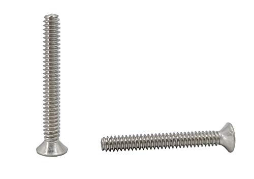 FixtureDisplays® 6-32 X 1-1/8" Stainless Flat Head Machine Screws, Full Thread, Phillips Drive, Stainless Steel 18-8, Machine Thread 314899-NPF