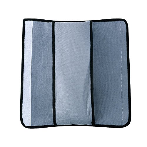 Auto Seat Belt Pillow Car Safety Belt Protect,Shoulder Pad,Adjust Vehicle Seat Belt Cushion for Children,Kids Seatbelt Pillow 2 Packs (Gray,Blue)
