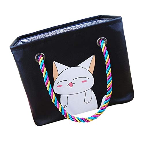Cabilock Shower Caddy Bag Portable Bath Tote Toiletries Holder for Bathroom College Dorm Camp Gym Camping Black