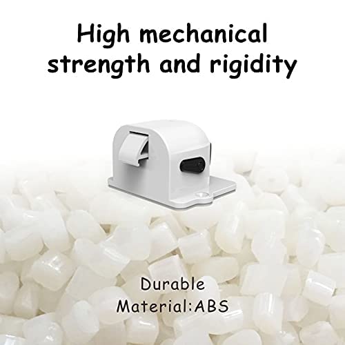 Generic Baby proofing Magnetic Locks for cabinets & Drawers, Easy Installation with Guide Included [8 Pack with 2 Keys] white
