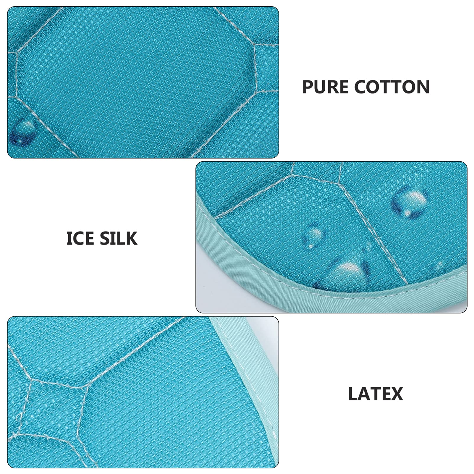 TOYANDONA Baby Seat Liner Ice Silk Infant Car Seat Cooler Stroller Cooling Mat Breathable Seat Pad Cushion for Universal Car Seat & Stroller(Random Color)
