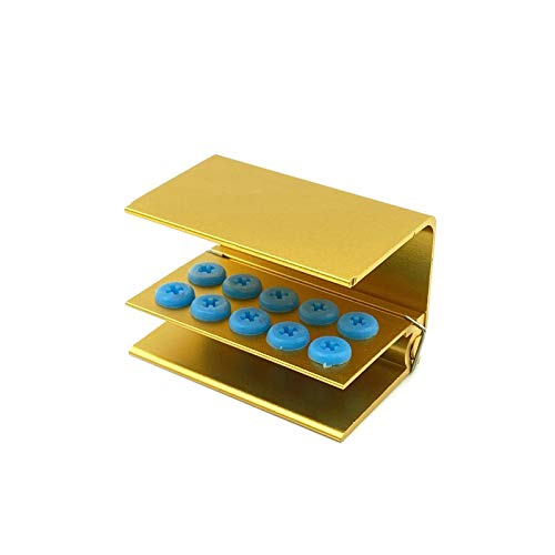3Pcs 10 Holes Dental Burs Holder Block Case for CA/RA&FG Dental Autoclavable Burs Holder