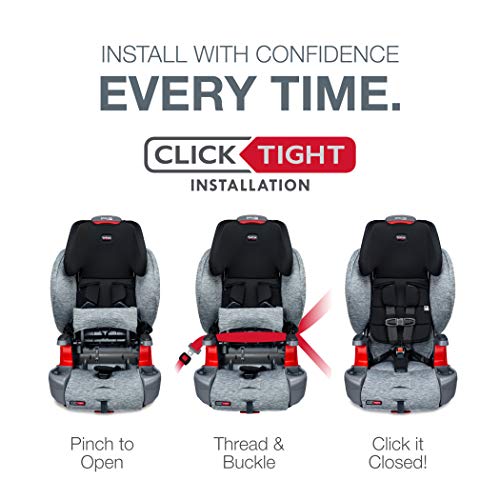 Britax Grow with You ClickTight Harness-2-Booster Car Seat, Seaglass , 26.5x17.75x25 Inch (Pack of 1)