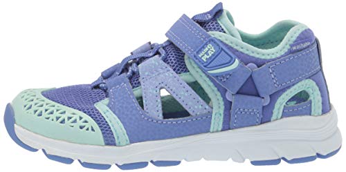 Stride Rite Baby-Girl's Made2play Nesta -Boy's Machine Washable Sandal Athletic Sneaker, Blue, 5 W US Toddler