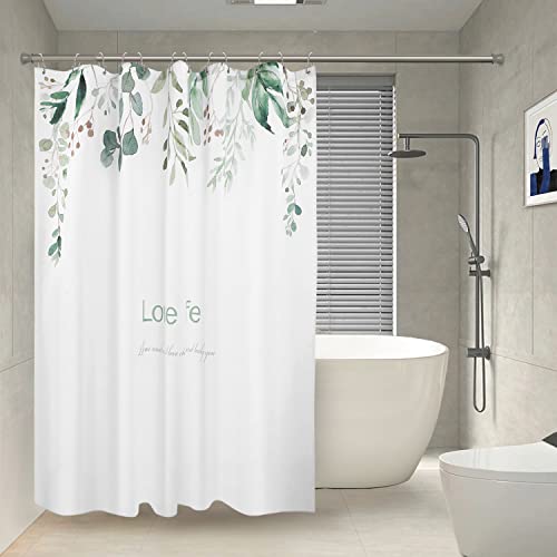 24 Pack Double Shower Curtain Hooks Rings, TENOVEL Double Sided Shower Curtain Hooks Rust Proof for Shower Curtain, Stainless Steel Bathroom Shower Hangers Rings for Shower Rods, Brushed Nickel