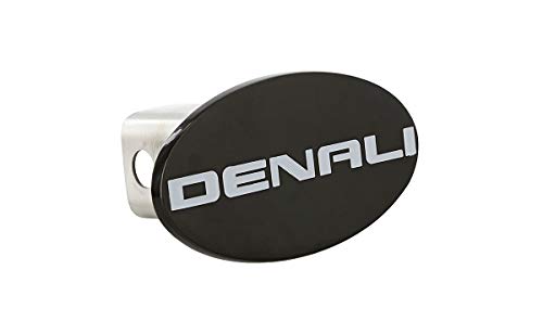Denali Wordmark GMC Black Finish Trailer Hitch Cover Plug 2 Inch Post