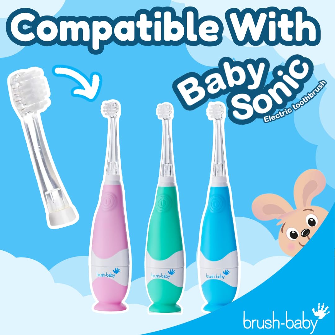 Brush-Baby BabySonic Replacement Heads (18-36 Month (Pack of 4))