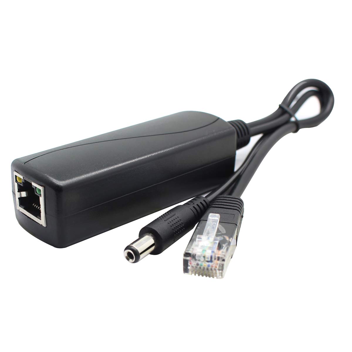 ANVISION 2-Pack Gigabit PoE Splitter, 48V to 12V 2A Ethernet Adapter, for Security Camera, AP, Voip and More, AV-PS12-G