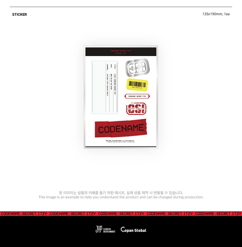 JYP Ent. [DVD] ITZY - Codename : Secret ITZY Behind DVD PHOTOBOOK Package+Extra Photocards Set (KTMCD0882)