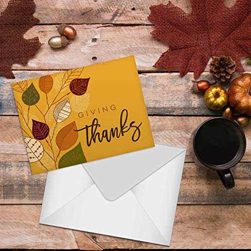 Canopy Street Modern Thanksgiving Card Assortment/Grateful Greeting Cards With Envelopes / 24 Holiday Cards For Business Or Personal Use