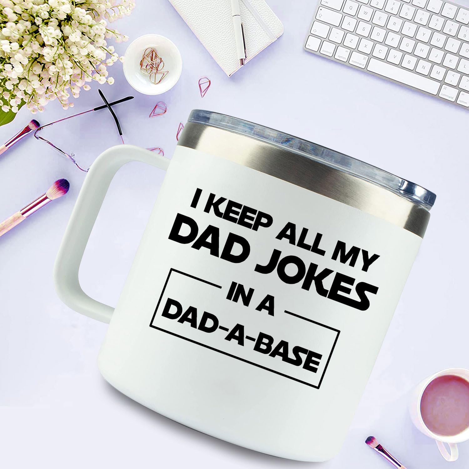 14oz Husband Coffee Mug From Wife, Husband Cup, Husband Valentines Day Gift Mug, My Wife Is Hotter Than My Coffee Mug Large