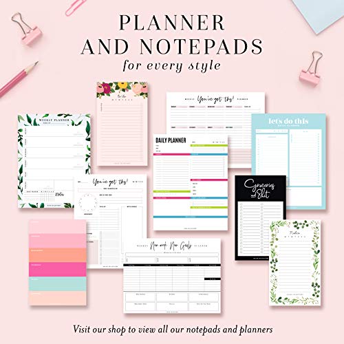 Bliss Collections Desk Notes and Messages, Gold Foil,"Hey You" Notepad to Send Reminders, Thank You Notes, Urgent Correspondence or Just Because, 4"x6" Tear-Off Sheets (50 Sheets)