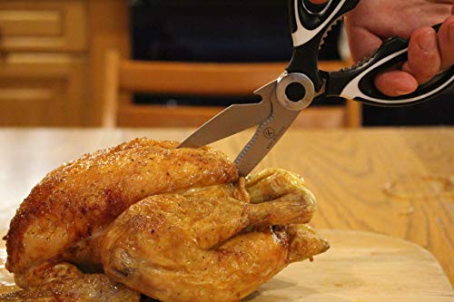 Best kitchen Heavy Duty Cooking Scissors for Food like Chicken, Poultry, Game, Meat, Pizza. Herb Cutting Utility Scissor β Multipurpose Dishwasher Safe Kitchen Shears β Surgical Grade Stainless Steel