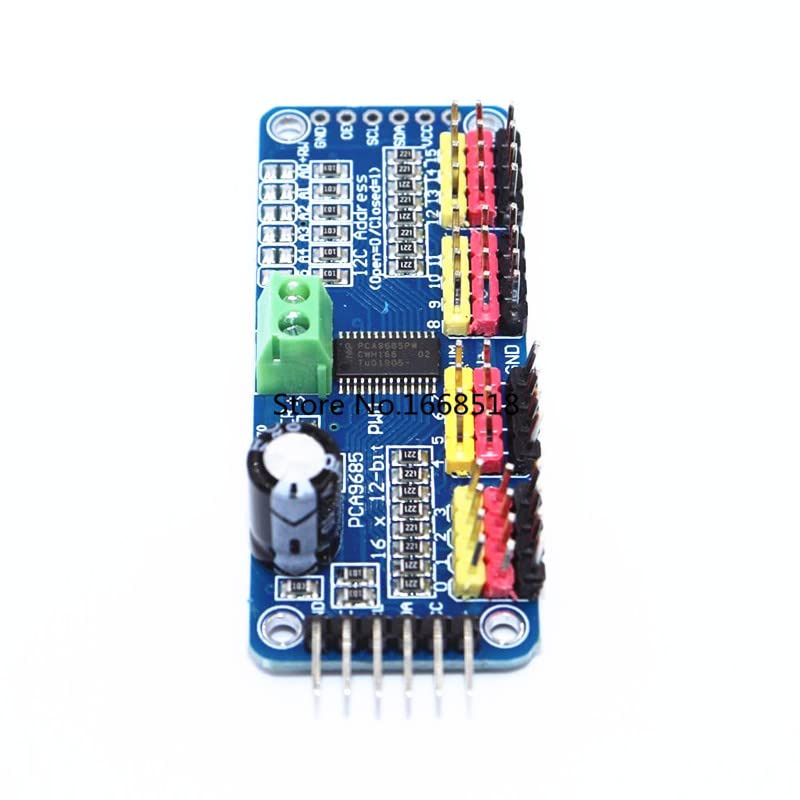 16 Channel 12-bit PWM/Servo Driver-I2C Interface PCA9685 Module for arduino or Raspberry pi Shield Module servo Shield