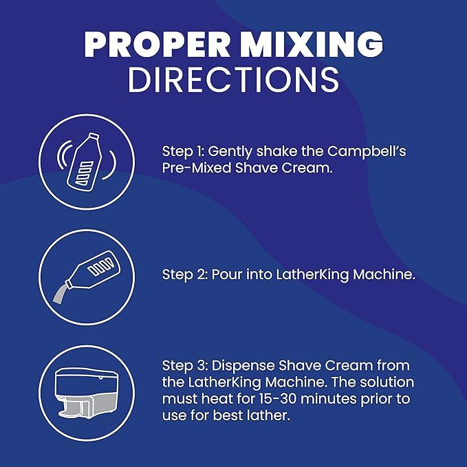 Campbell's Premix Liquid Lather for Barbers (1/2 Gallon)