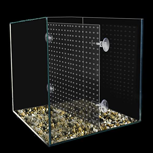 Acrylic Aquarium Fish Tank Divider Clear Kit Fit for All Type Aquarium Divider with Suction Cups (Kit A -1 PC 9.8"x11.8")