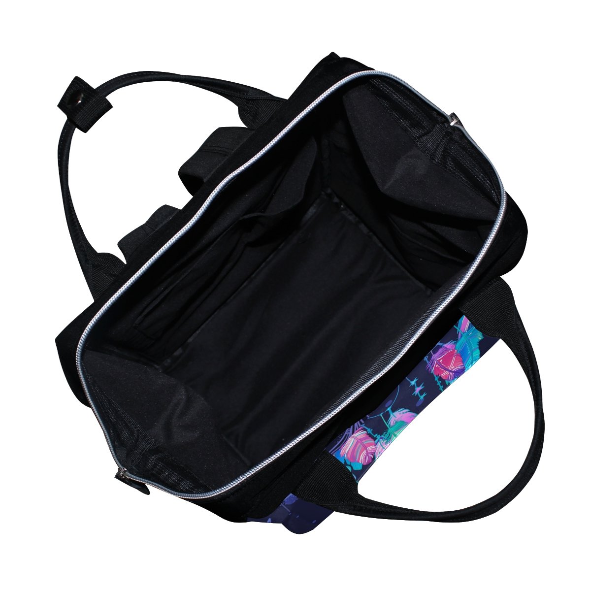 My Little Nest Large Capacity Diaper Bag Chic Bohemian Dream Catcher with Feathers Durable Multi Function Travel Backpack for Mom