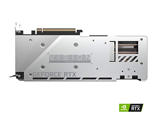 GIGABYTE GeForce RTX 3070 Vision OC 8G Graphics Card, 3X WINDFORCE Fans, 8GB 256-Bit GDDR6, GV-N3070VISION OC-8GD Video Card