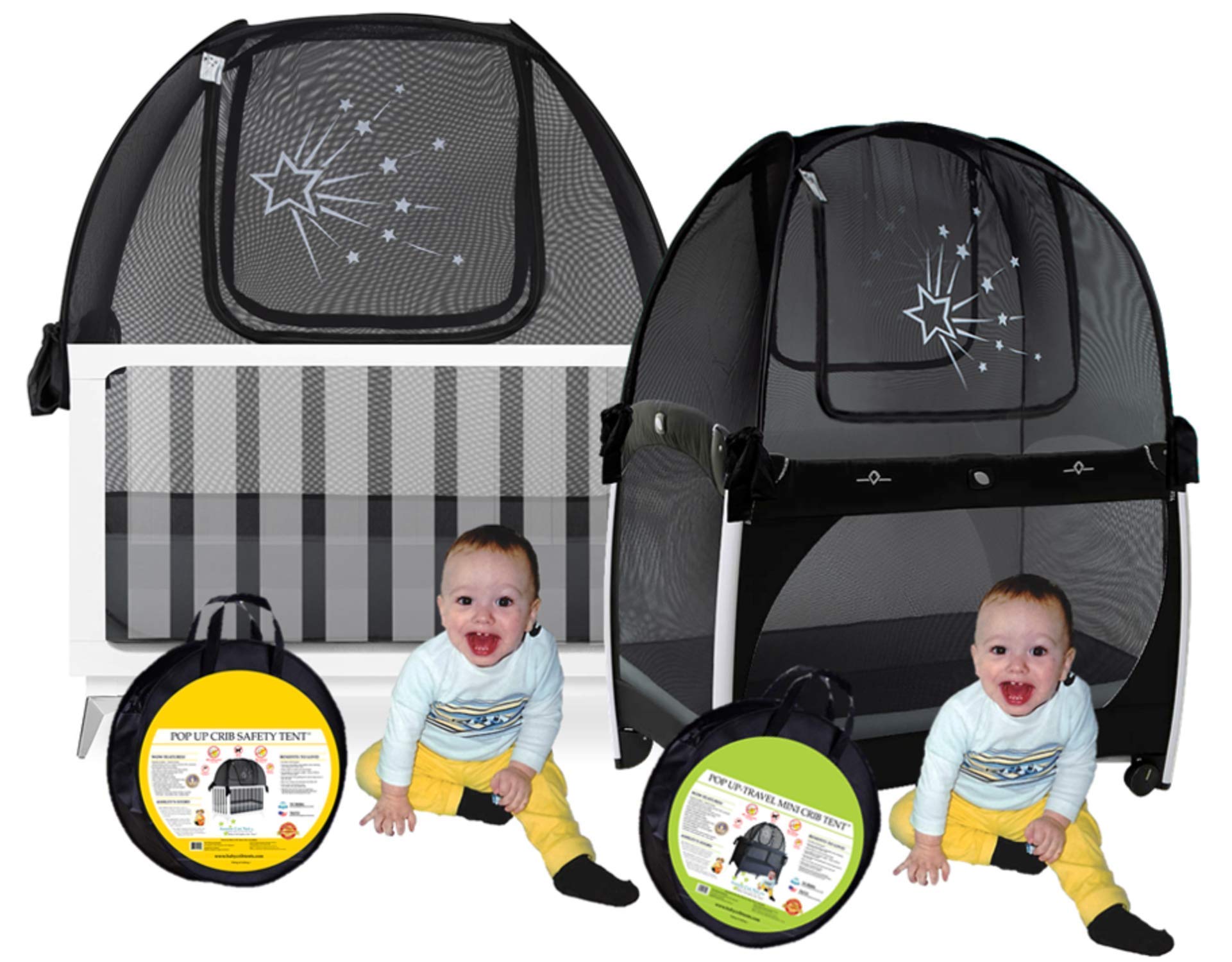 Aussie Cot Net - Baby Crib Tent and Travel Crib Tent to Keep Baby from Climbing Out - Premium Net Cover - See Through Crib Netting - Nursery Mosquito Net Tent