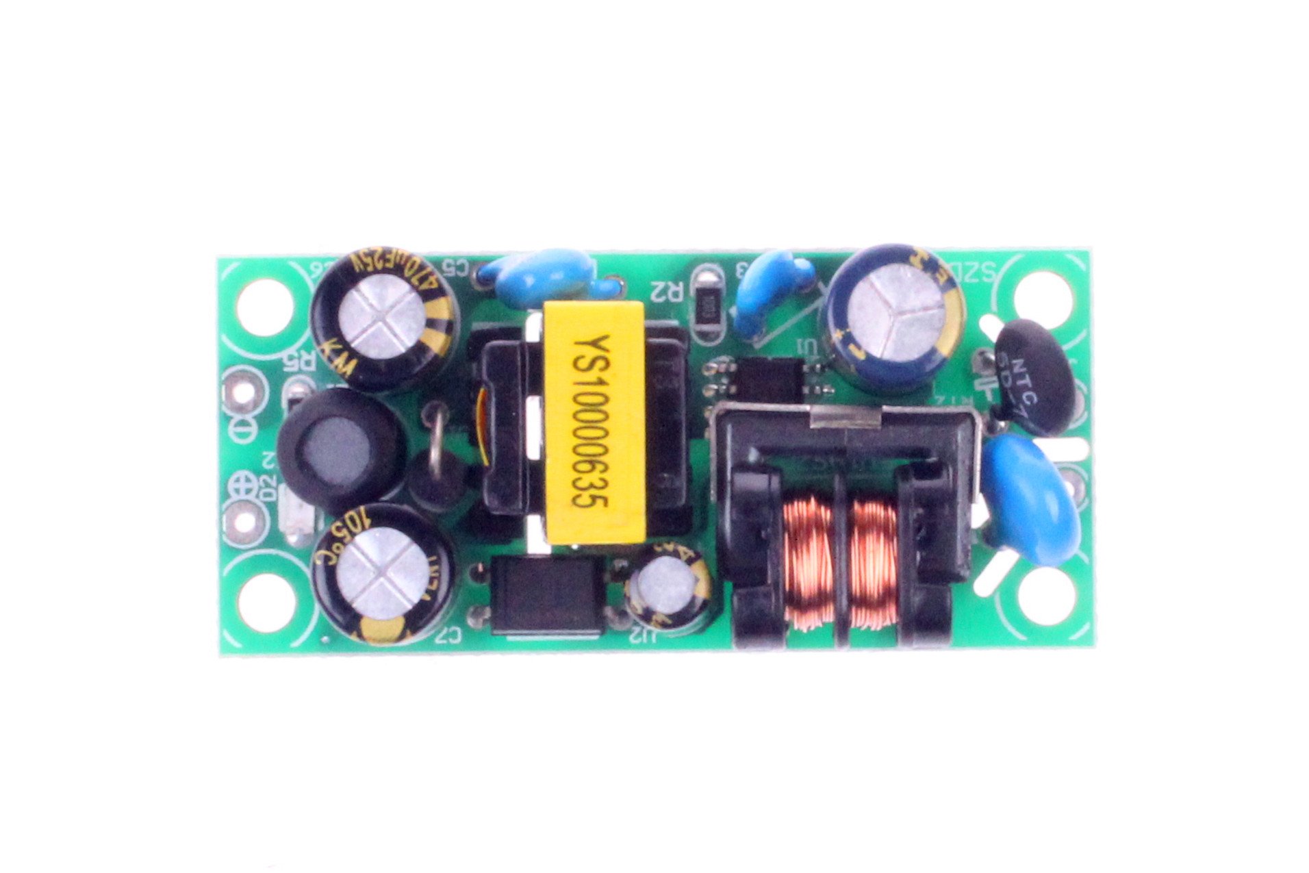 NOYITO AC to DC Precision Buck Power Supply Module AC 120V 100V-264V to 12V 500mA Isolated Step-Down DC Module (12V 500mA) Green