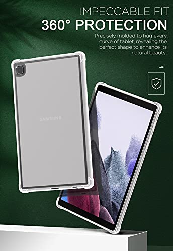 MoKo Case Fits Samsung Galaxy Tab A7 Lite 8.7-Inch 2021 Release Tablet Model SM-T225/T220/T227/T227U, Matte Soft Flexible FrostedTPU Skin Bumper Back Cover Shell, Matte