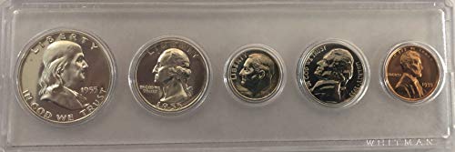 1955 P US MINT Proof set Silver Comes in Hard Case Proof