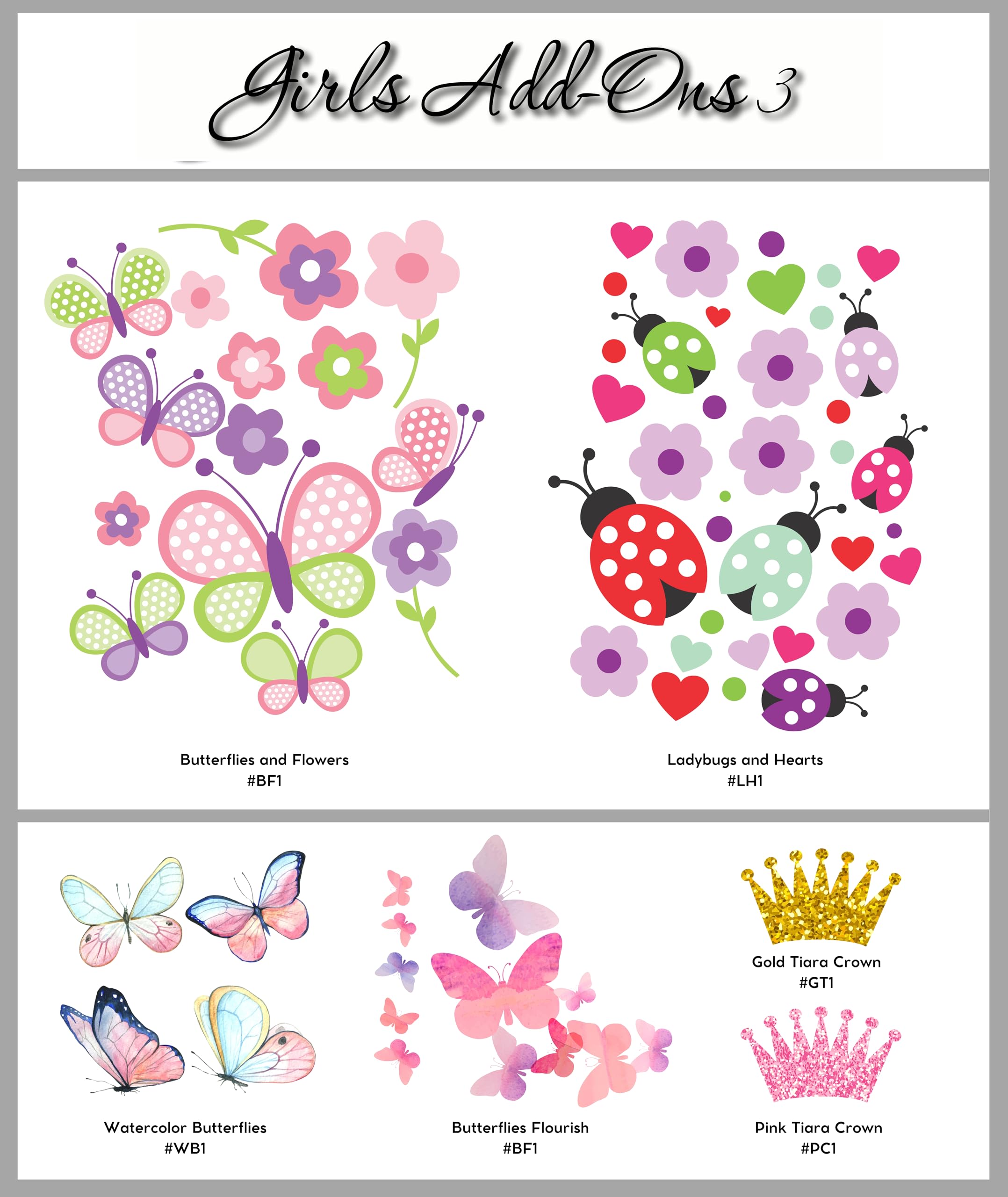 Girls Nursery Shimmer Rainbow Printed Initial and Stars Custom Personalized Name and Initial Kids Vinyl Wall Decal, Wall Sticker Decor for Babies (Multi-Size Choices). (Shimmer Rainbow)