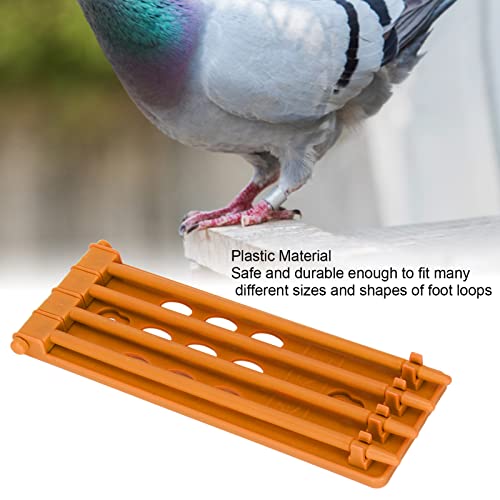 2Pcs Pigeons Foot Ring Holder, Plastic Pigeon Leg Ring Holder Bands Rack Frame for Parrots Racing Pigeon Carrier Pigeon