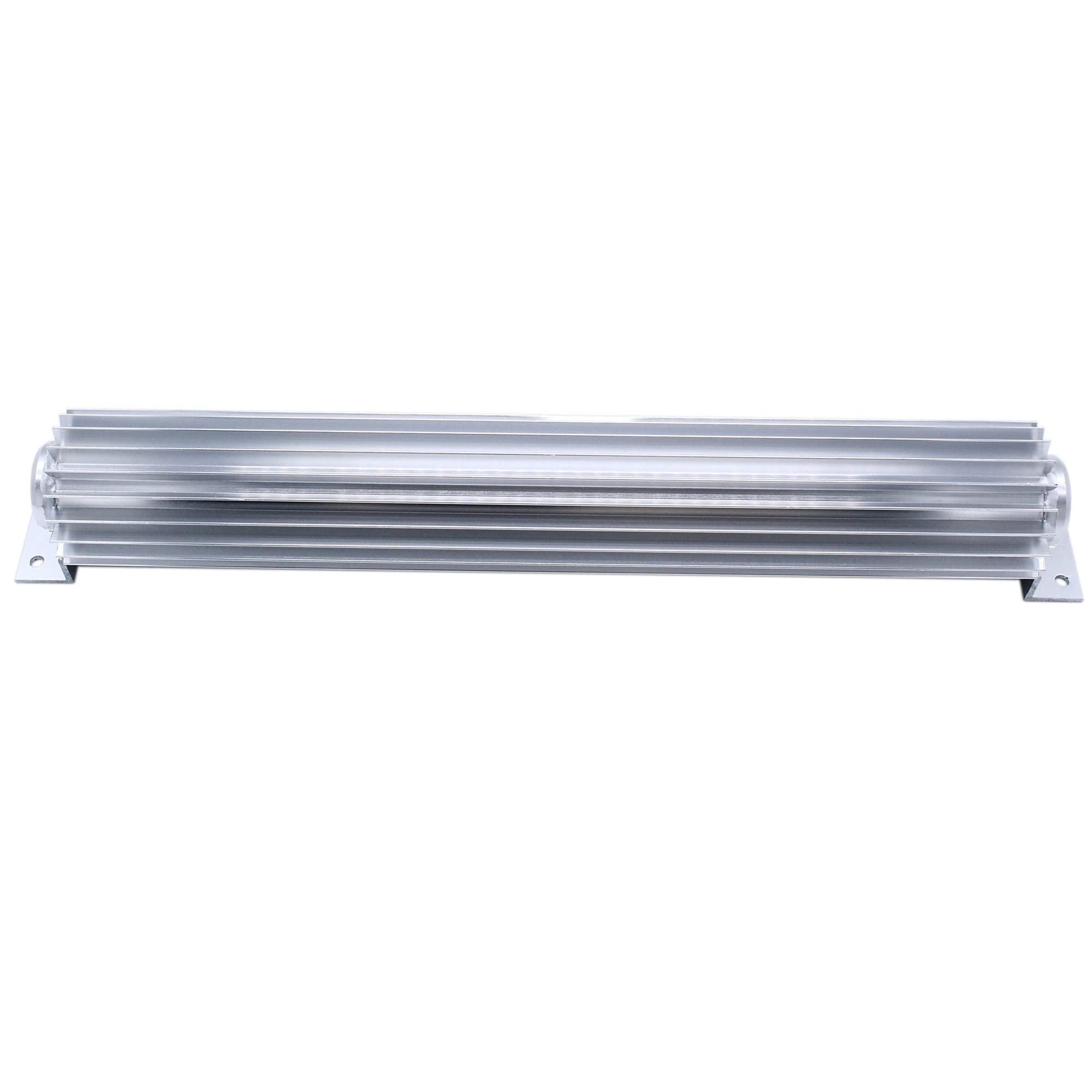 18" Finned Aluminum Double Pass Transmission Trans Cooler - Dual Line Universal