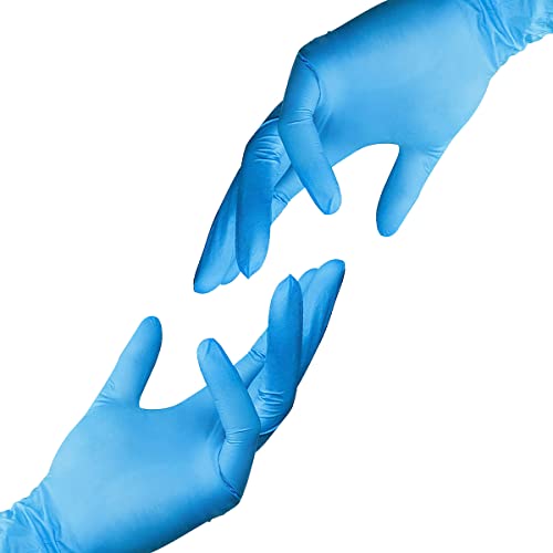 Basic Medical Synmax Vinyl Exam Gloves - Latex-Free & Powder-Free - Medium, BMPF-3002(Case of 1,000)