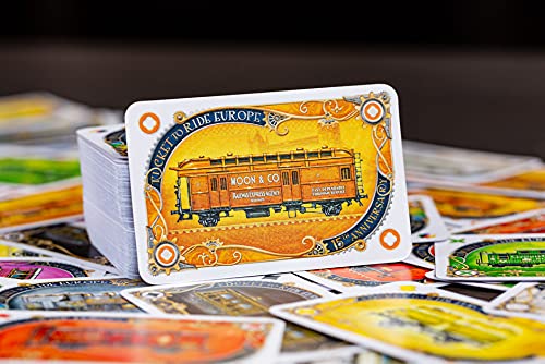 Asmodee Jeu - Les Aventuriers du Rail : Europe (15eme Anniversaire)
