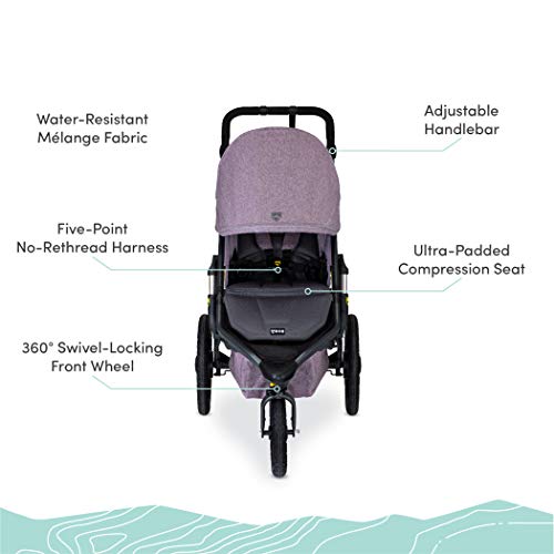 BOB Gear Alterrain Jogging Stroller, Melange Lilac