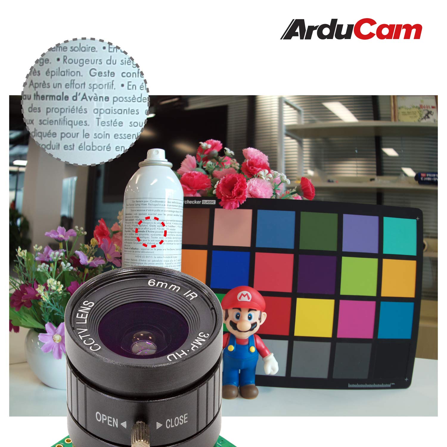 Arducam Day and Night Vision IMX477 HQ Camera for Jetson Orin NX/AGX Orin, 12MP Automatic IR-Cut Switching for All-Day Image