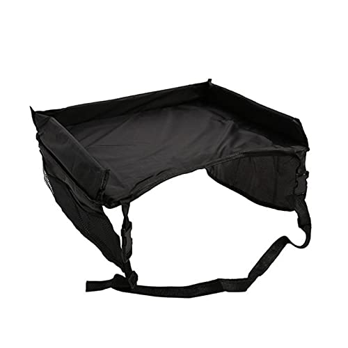 DETTELIN Kids Travel Tray Kids Activity Tray for Car Seat, Waterproof Kids Lap Desk for Car Snacks and Activities Drawing Board with Storage Pocket Organizer