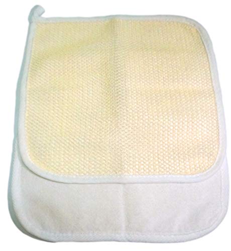 3 pcs/set Dual-Sided With Soft Weave Exfoliating Scrub and Soft Terry Cloth Towel Home Spa Exfoliating Face and Body - Shower Scrubber - Remove Dead Skin -Great for Skin Care in the Massage Bath
