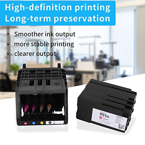 Ademon 950 951 950xl 951xl printhead Replacement Kit Compatible with HP Officejet Pro 8100 8600 8620 8610 8650 251DW 276DW Print Head,8600 Printer Head Printer Replacement Parts