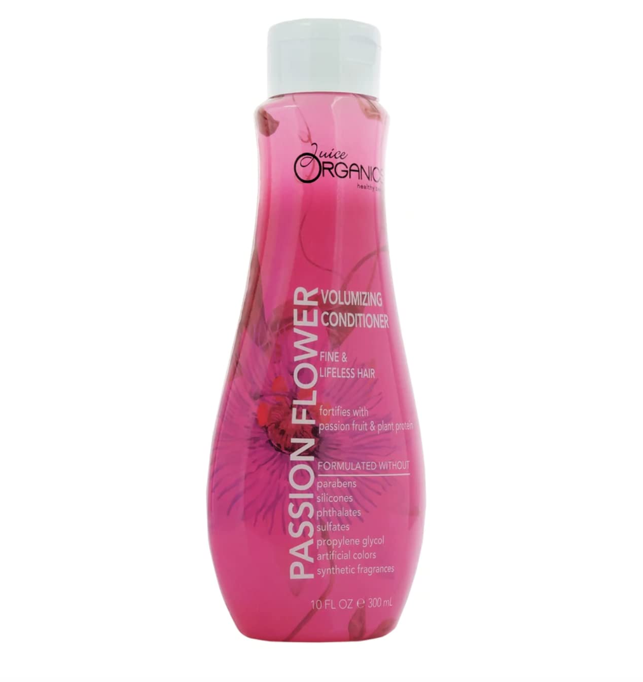 Juice Beauty Passion Flower Volumizing Conditioner - 300 mL - Promotes Thicker Hair, Deeply Cleanses + Improves Shine - Vegan, Cruelty Free