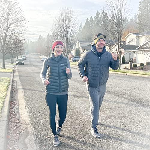 180s Winter Fleece Ear Warmers Headband for Men | Excellent for Ski Running Cycling (Black)