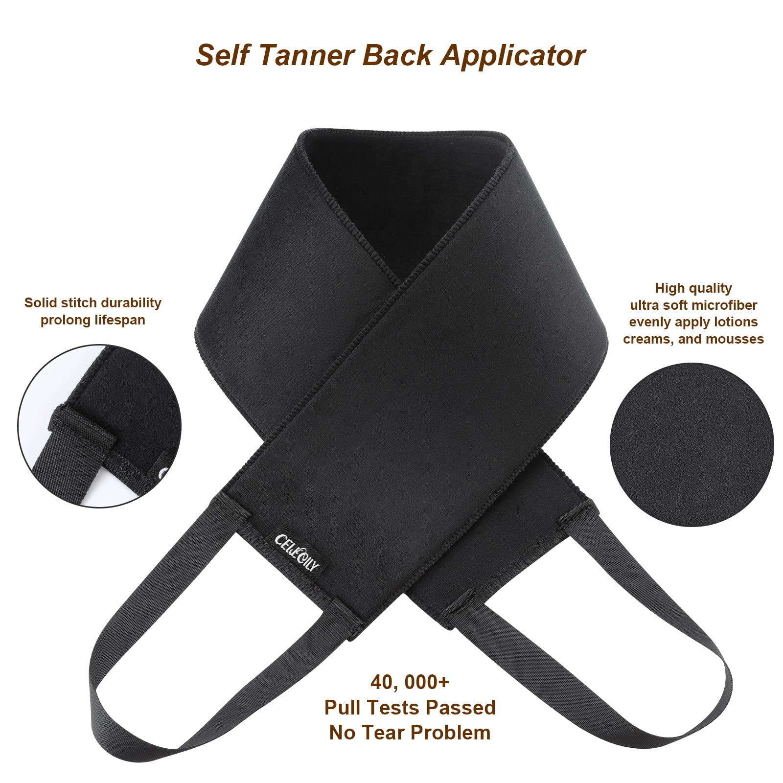 CeleCily Self Tanning Mitt Applicator Kit Tanning Mitts Self Tanner Applicator Set Self Tanning Glove for Self Tan Mitt Applicator Kit, Back Tanning Applicator,Self Tanner Mitt Applicator Tanning Kit
