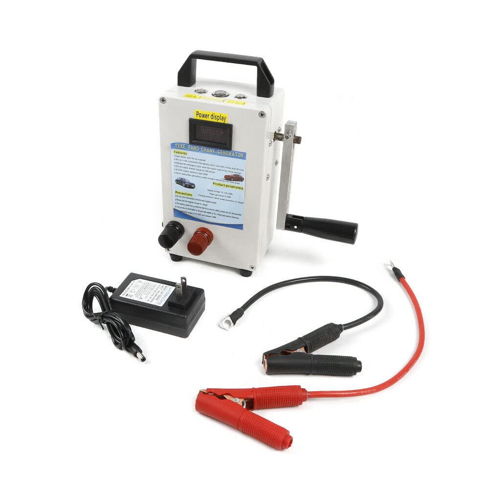 150W Portable Hand Crank Generator Emergency Power Supply Outdoor Emergency Power Camping for Outdoor Emergency Outdoor Phone Charger