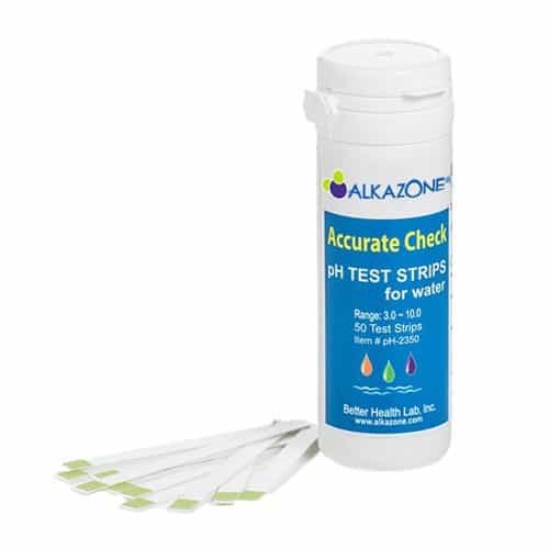 Alkaline Water Drops with Ph Test Strips Bundle - Alkazone Antioxidant Alkaline Mineral Drops Make Your Own Alkaline Water Raise Ph | Includes 50 Ph Test Strips for Water to Test Alkalinity